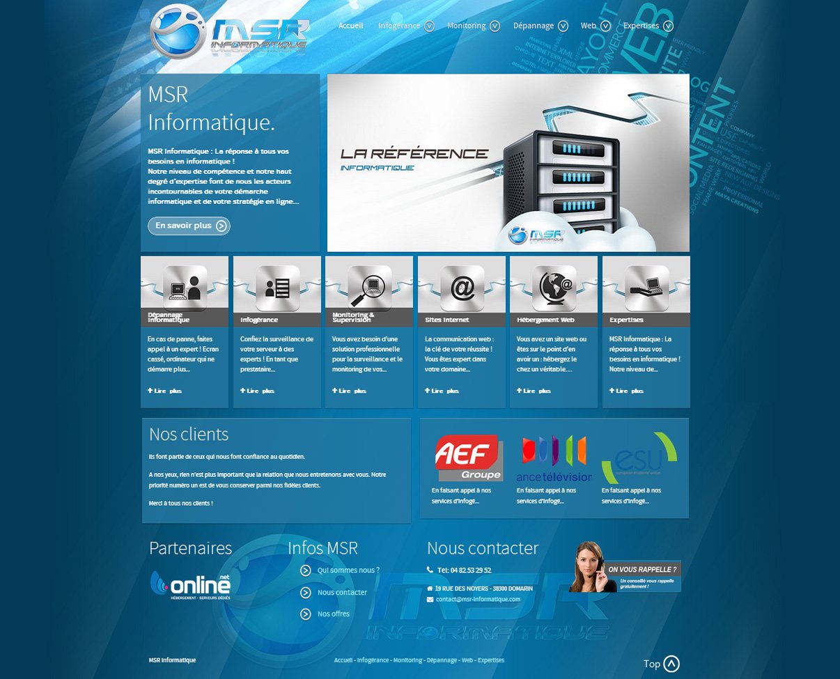 MSR INFORMATIQUE - Radius Design, votre agence web dédiée au marketing ...