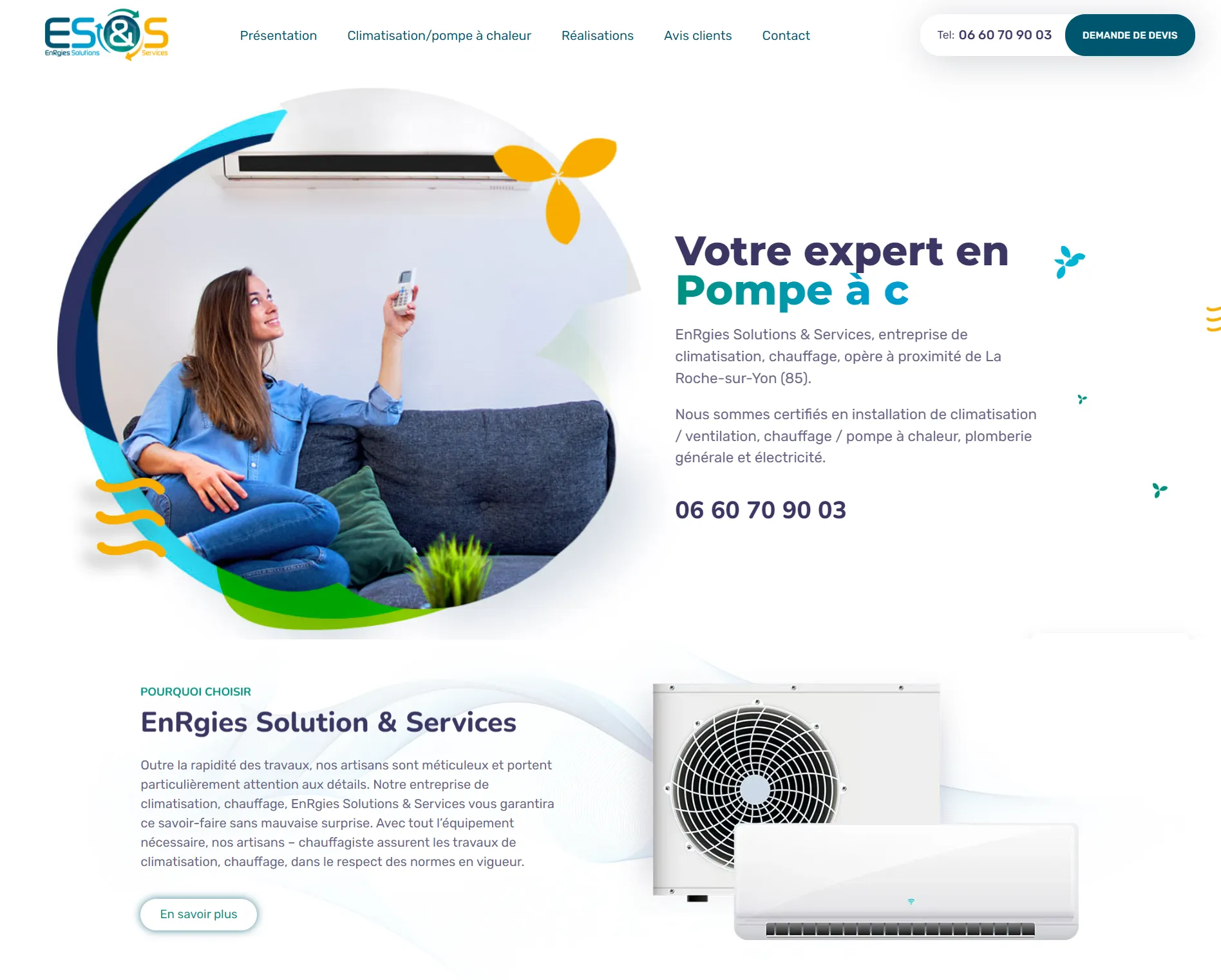 Climatisation - Radius Design, votre agence web dédiée au marketing digital